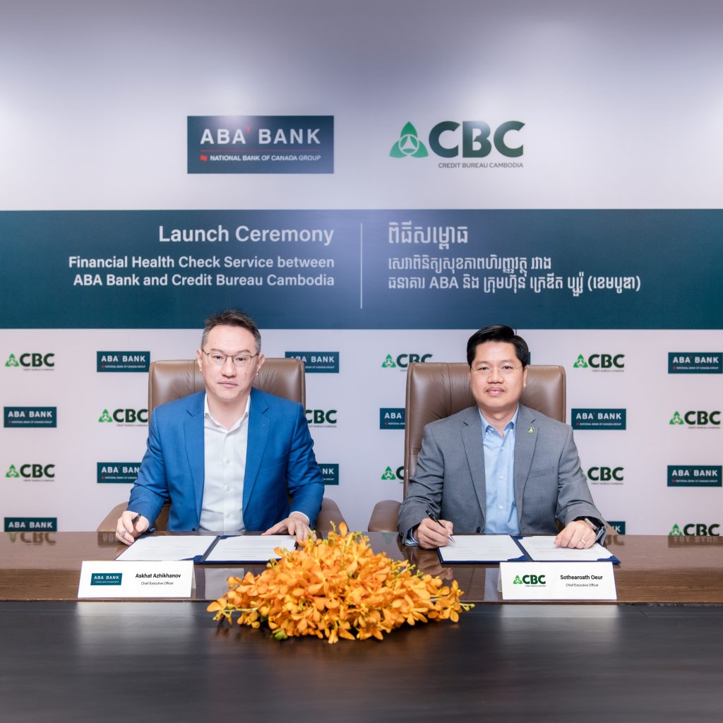 CBC and ABA ink MoU for Digital Financial Health Check - Cambodia Investment Review