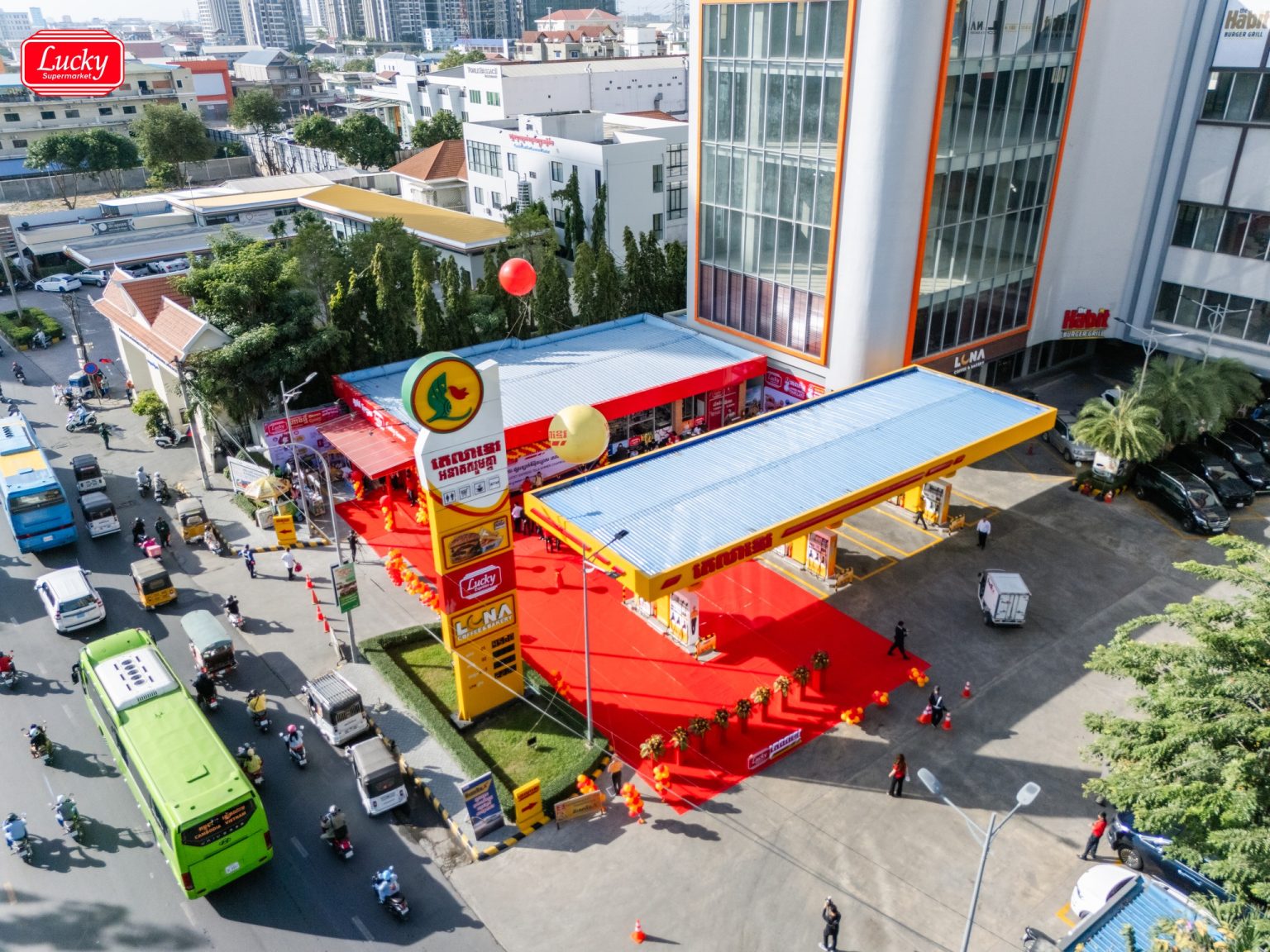 DFI Lucky Launches Lucky Express At Tela Khmer Gas Station, Marking The First Step Towards ...